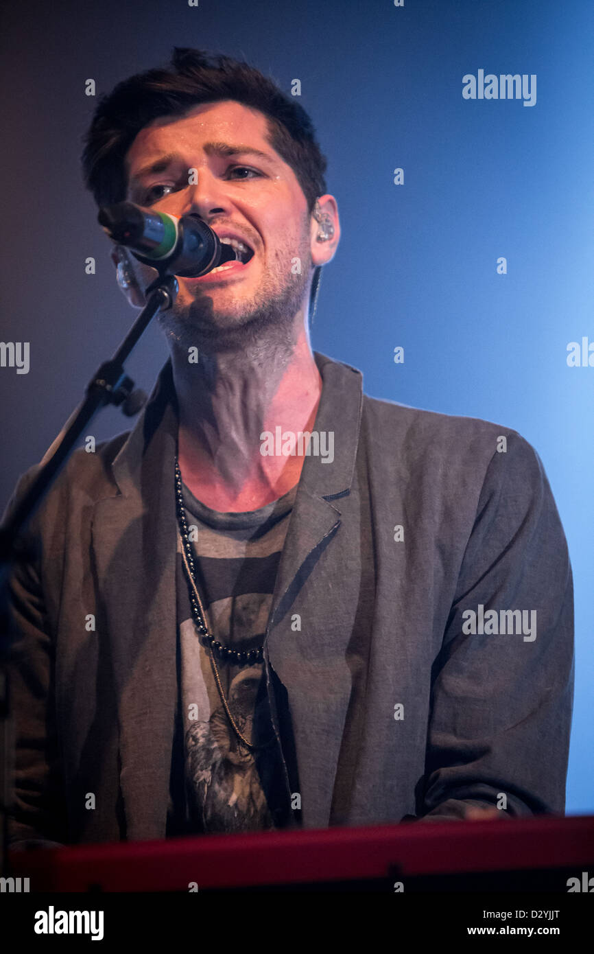 January 29, 2013 - The Script in concert at the music club Alcatraz in ...