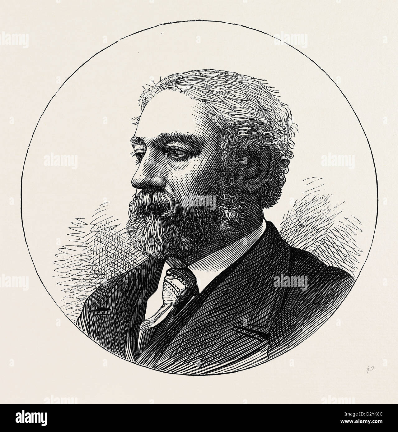 MR. W. GORDON M.P. FOR CHELSEA 1874 Stock Photo - Alamy