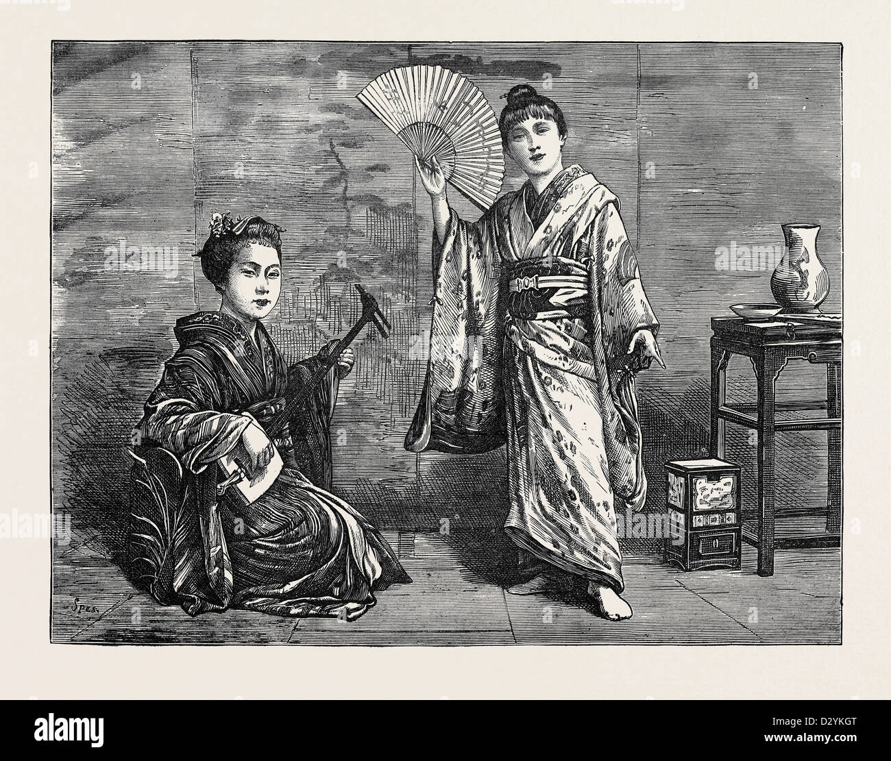 Dancing japanese girl hi-res stock photography and images - Alamy