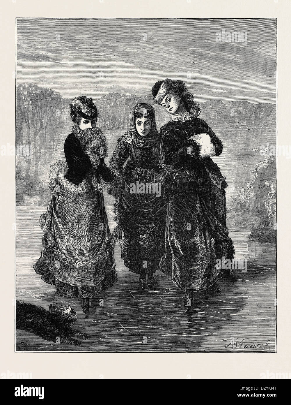 THE FIRST LESSON 1879 Stock Photo - Alamy