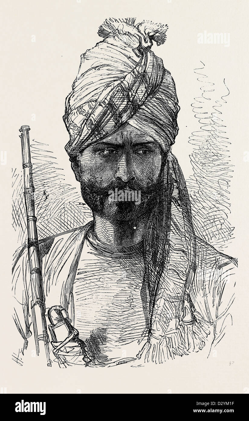 THE WAR IN AFGHANISTAN: MEN OF DIFFERENT AFGHAN TRIBES: KHAN BAZ A ...