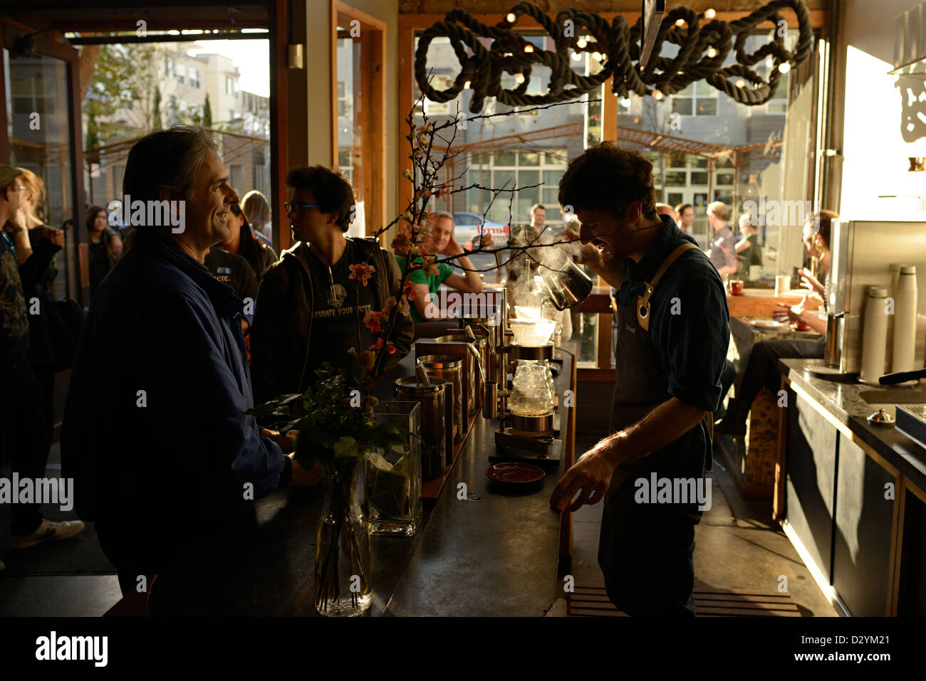 cafe san francisco valencia street mission district Stock Photo - Alamy