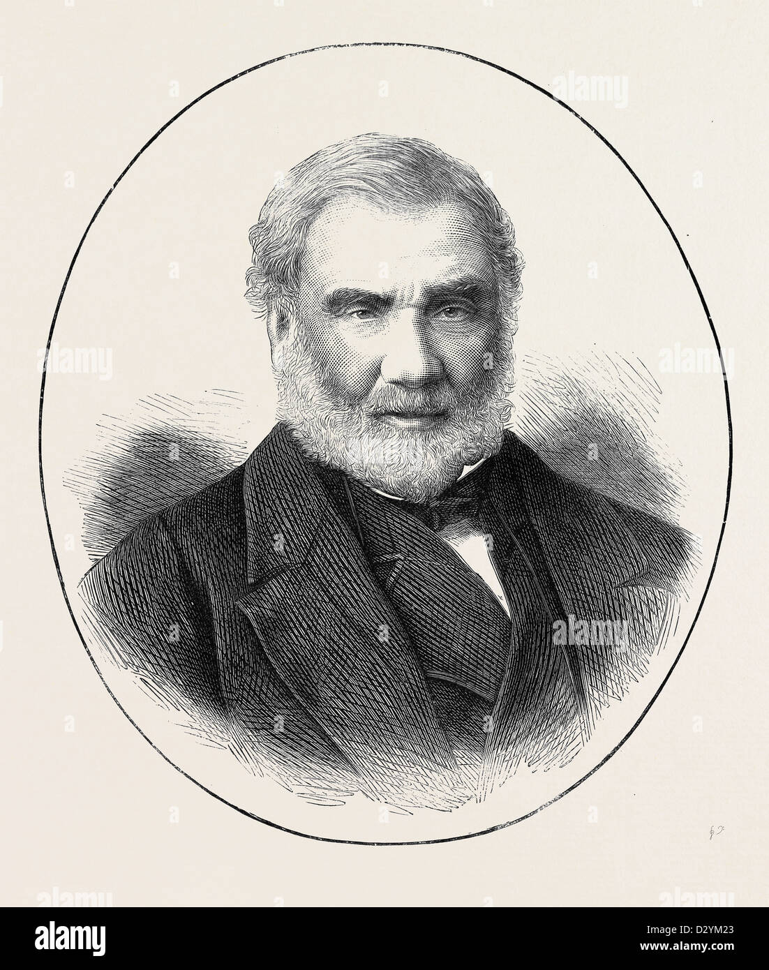 THE LATE SIR ANTONIO PANIZZI 1879 Stock Photo - Alamy