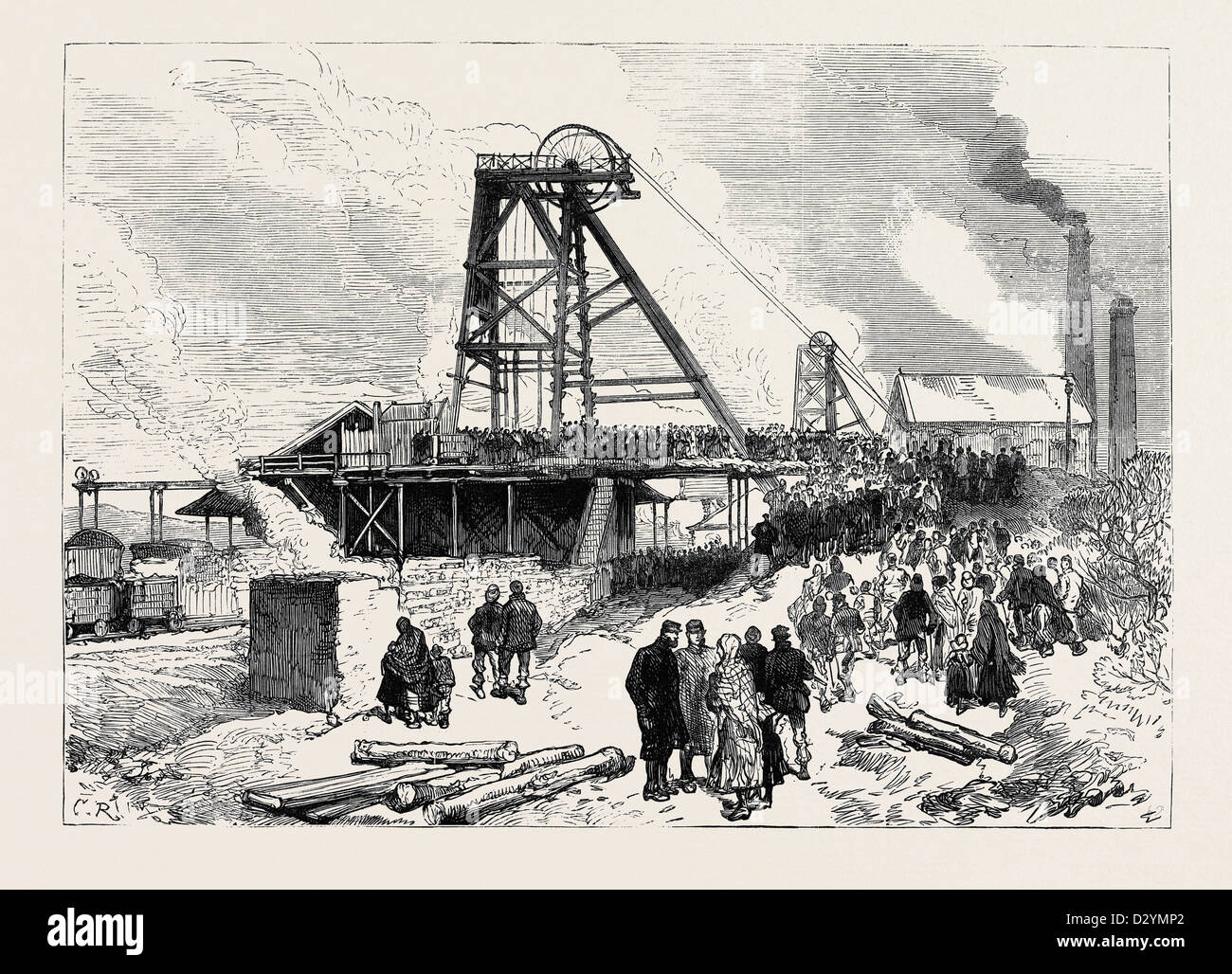 THE LEYCETT COLLIERY DISASTER NEAR NEWCASTLE-UNDER-LYNE: THE PIT AFTER ...