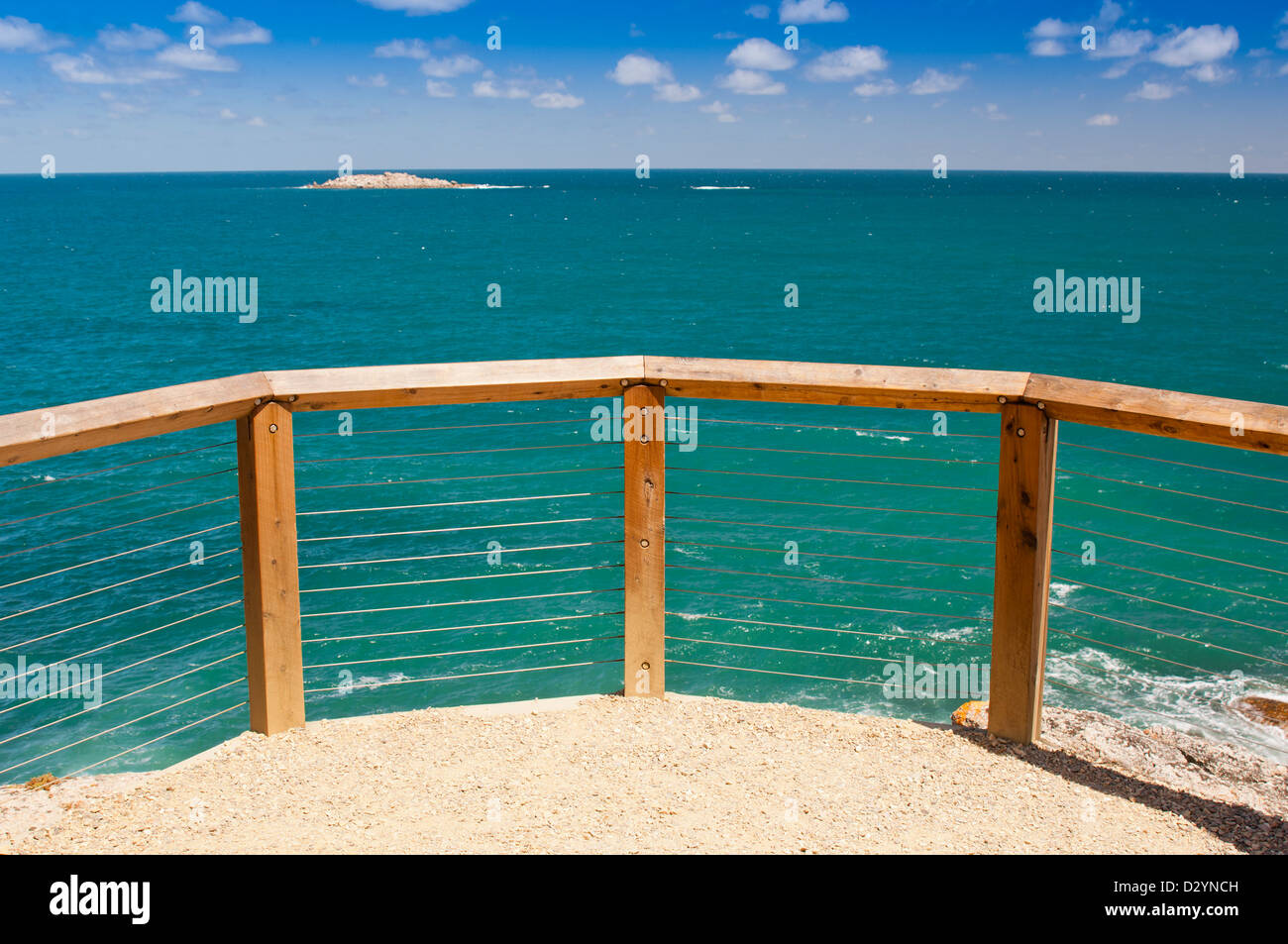 Lookout over beautiful blue waters in South Australia Stock Photo - Alamy