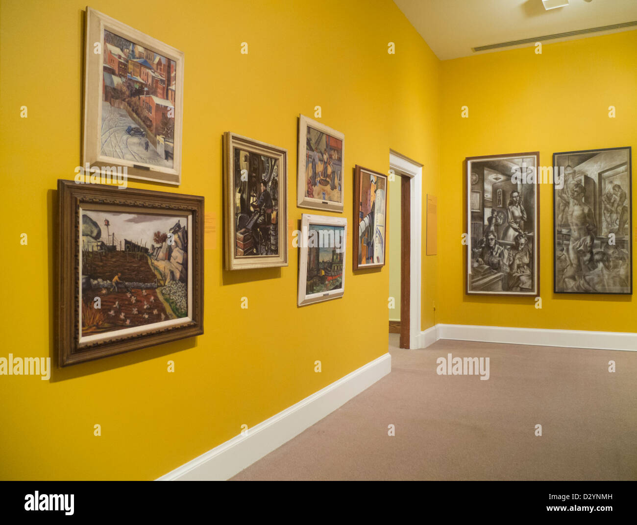 Mattatuck Museum arts and history center Waterbury Stock Photo - Alamy