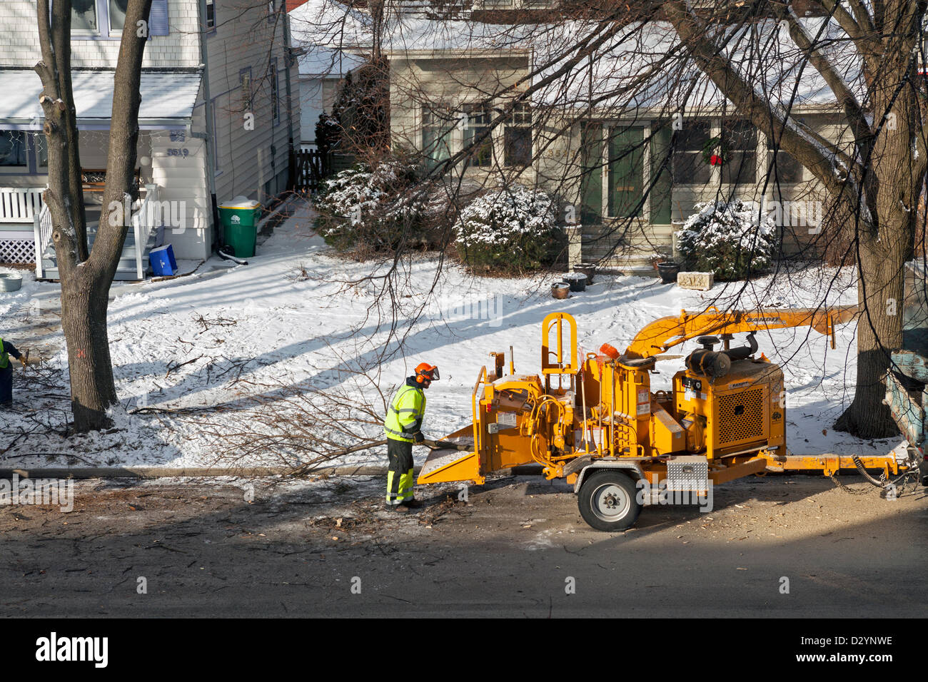 Chipping machine hi-res stock photography and images - Alamy