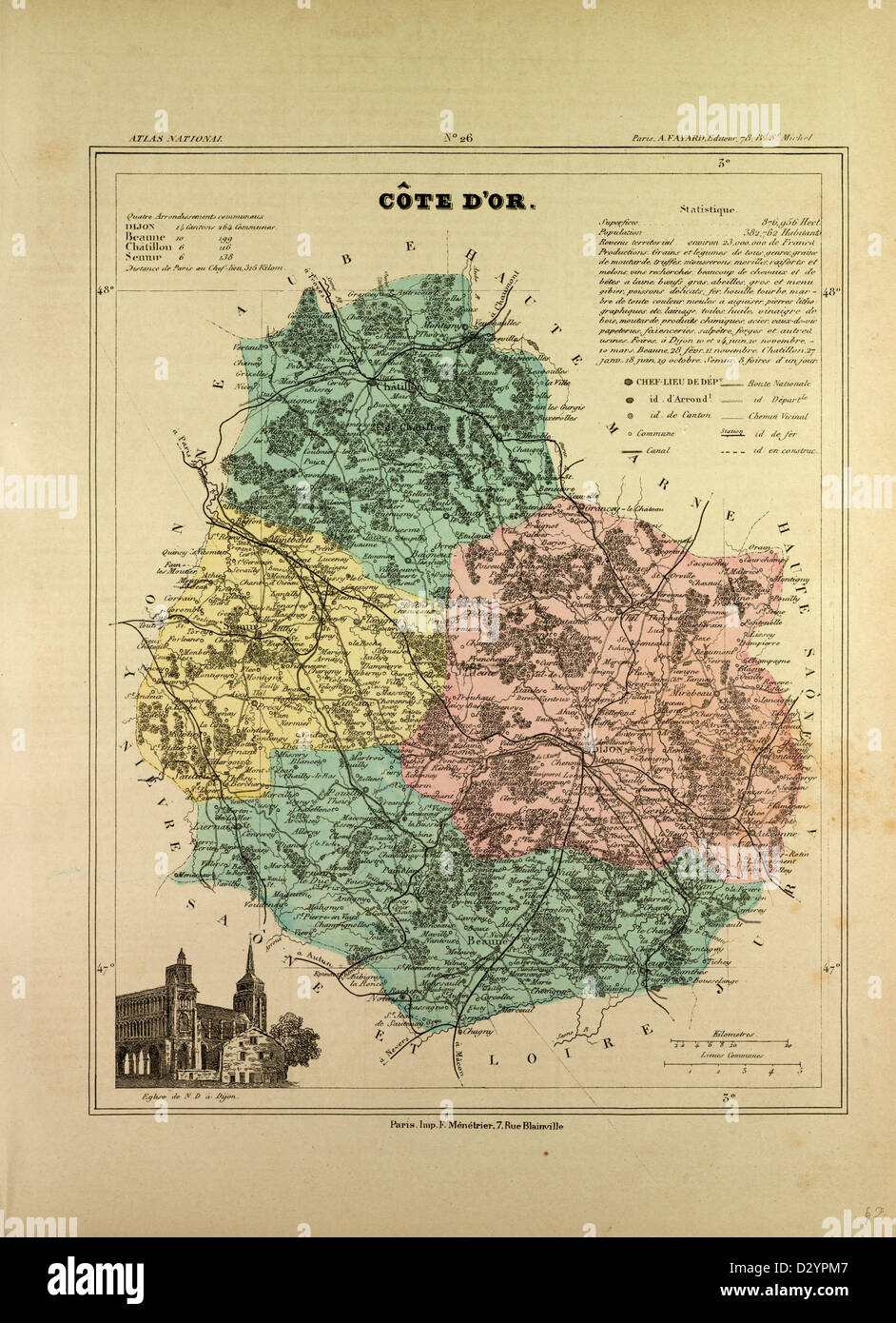 Cote dor map hi-res stock photography and images - Alamy