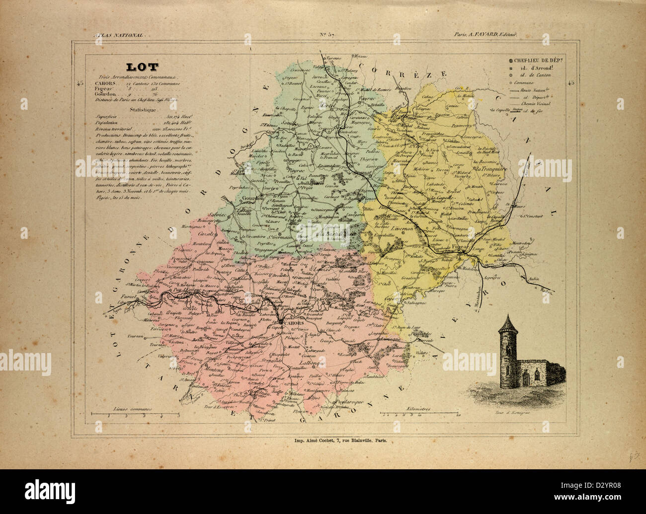 Lot map hi-res stock photography and images - Alamy