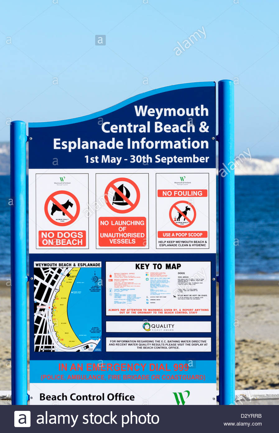 Beach Notice Board High Resolution Stock Photography and Images - Alamy