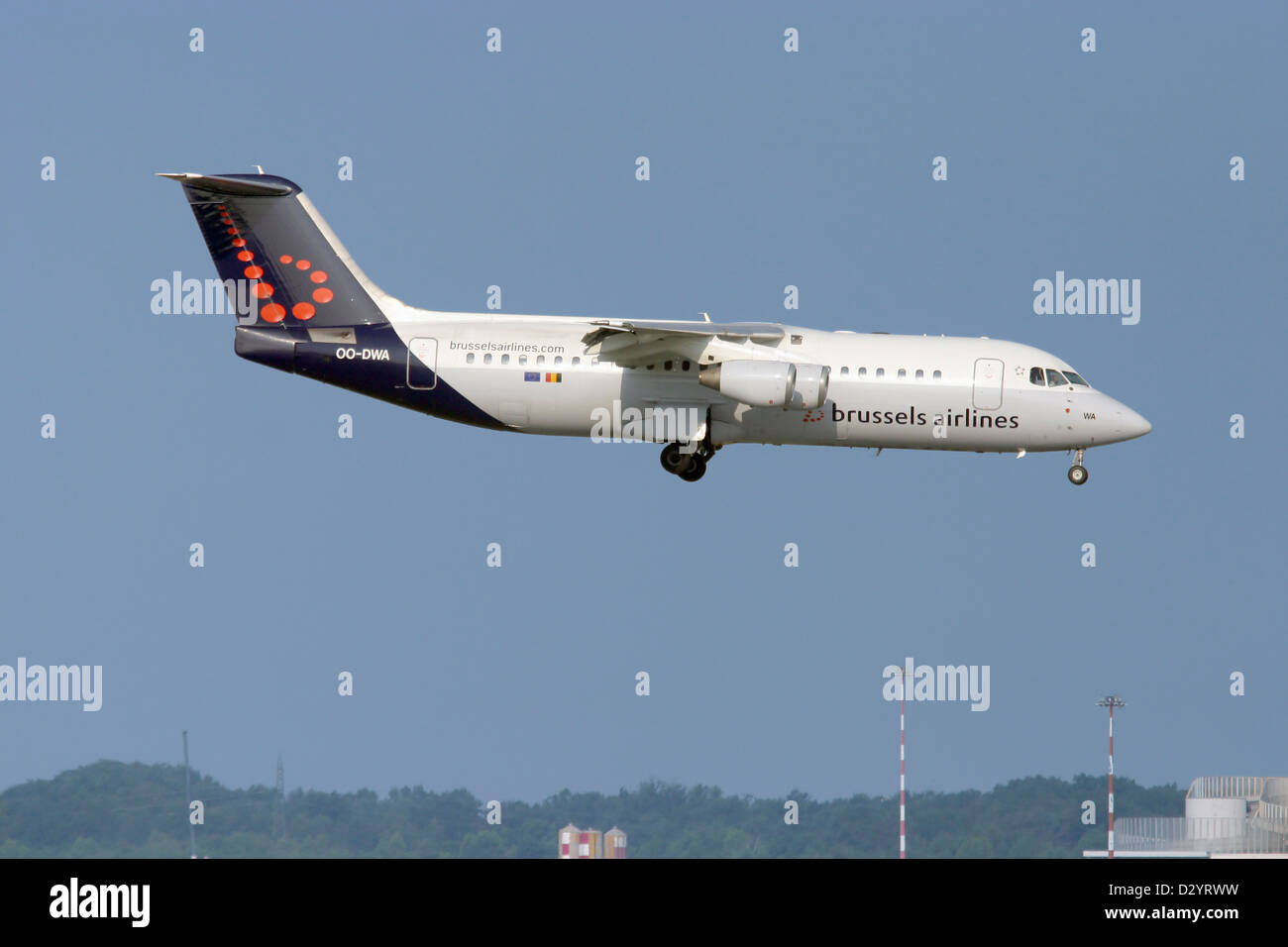 Brussels airlines aerospace bae 146 300 hi-res stock photography and images - Alamy
