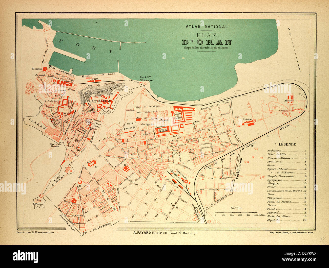 Oran map hi-res stock photography and images - Alamy