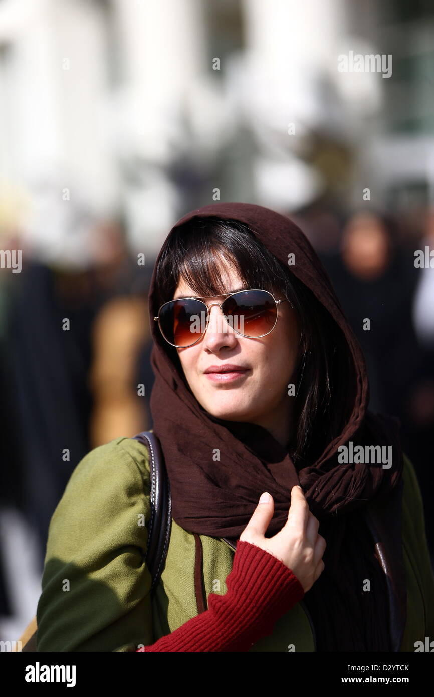 TEHRAN, IRAN: Actress Tanaz Tabatabaee on Day 5 of the 31th ...