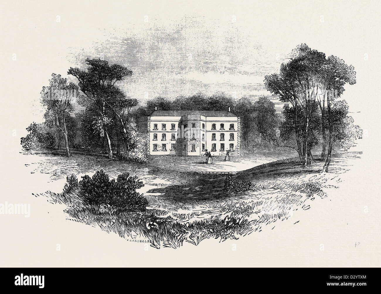 OSBORNE HOUSE, ISLE OF WIGHT, THE INTENDED RESIDENCE OF HER MAJESTY ...