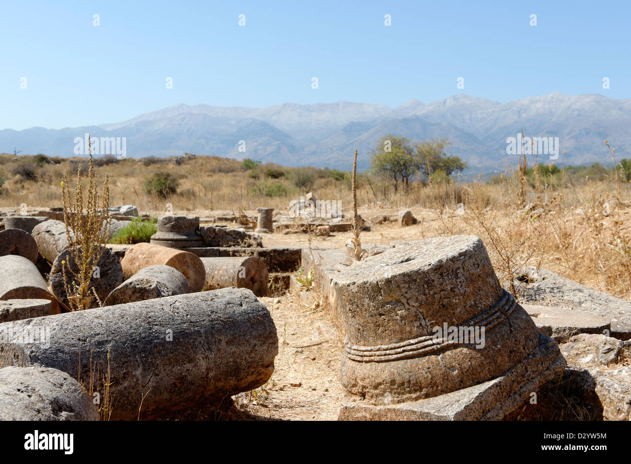 Roman ruins crete greek islands hi-res stock photography and images - Alamy