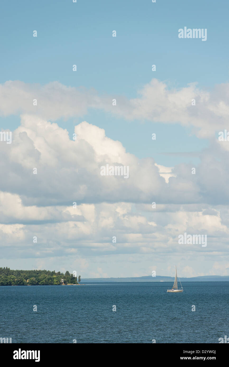 Sailing boat water landscapes hi-res stock photography and images - Alamy