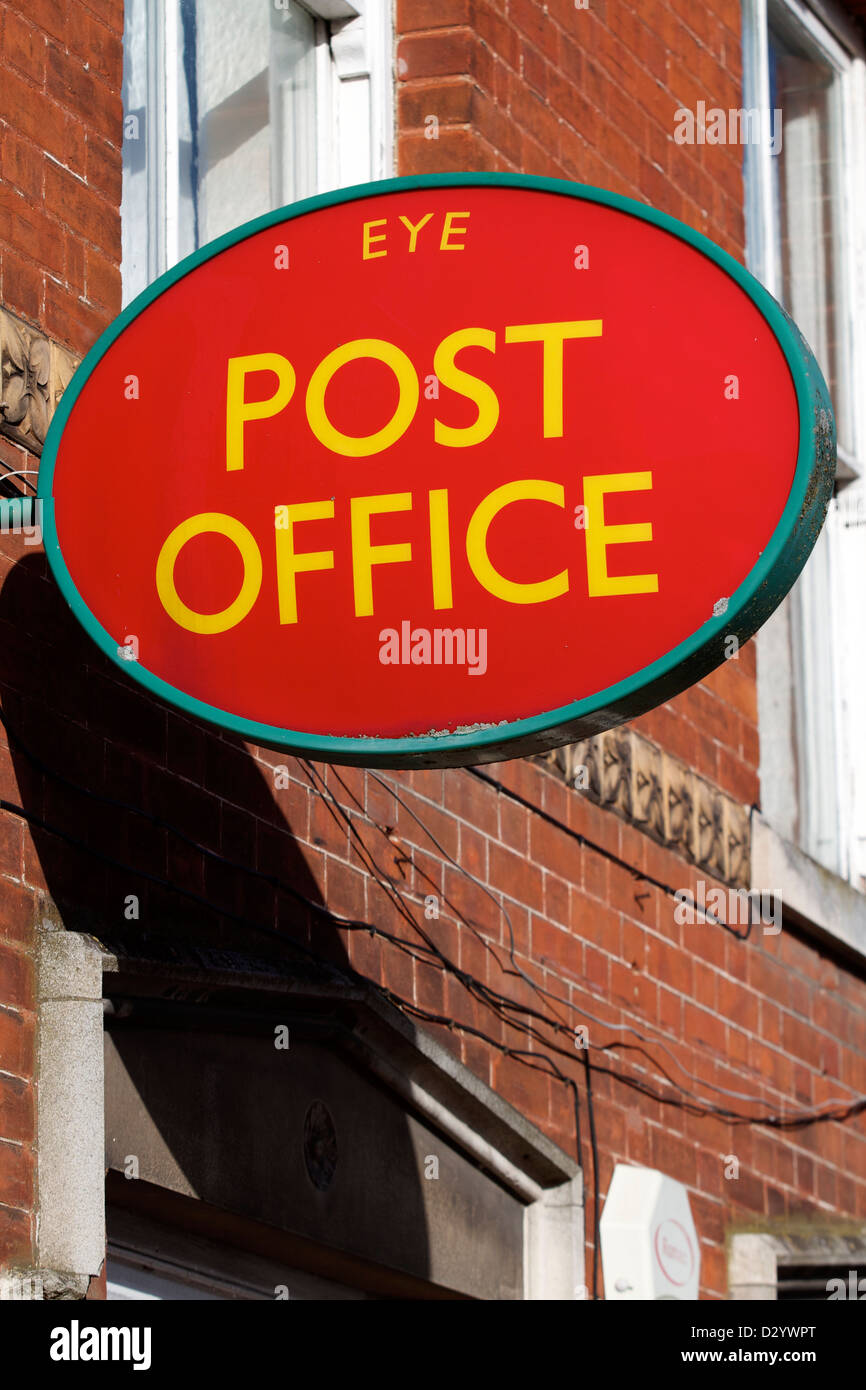 Red Oval Post Office Sign High Resolution Stock Photography and Images ...