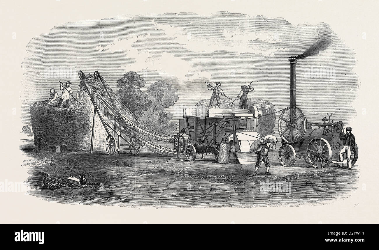 Thrashing machine hi-res stock photography and images - Alamy