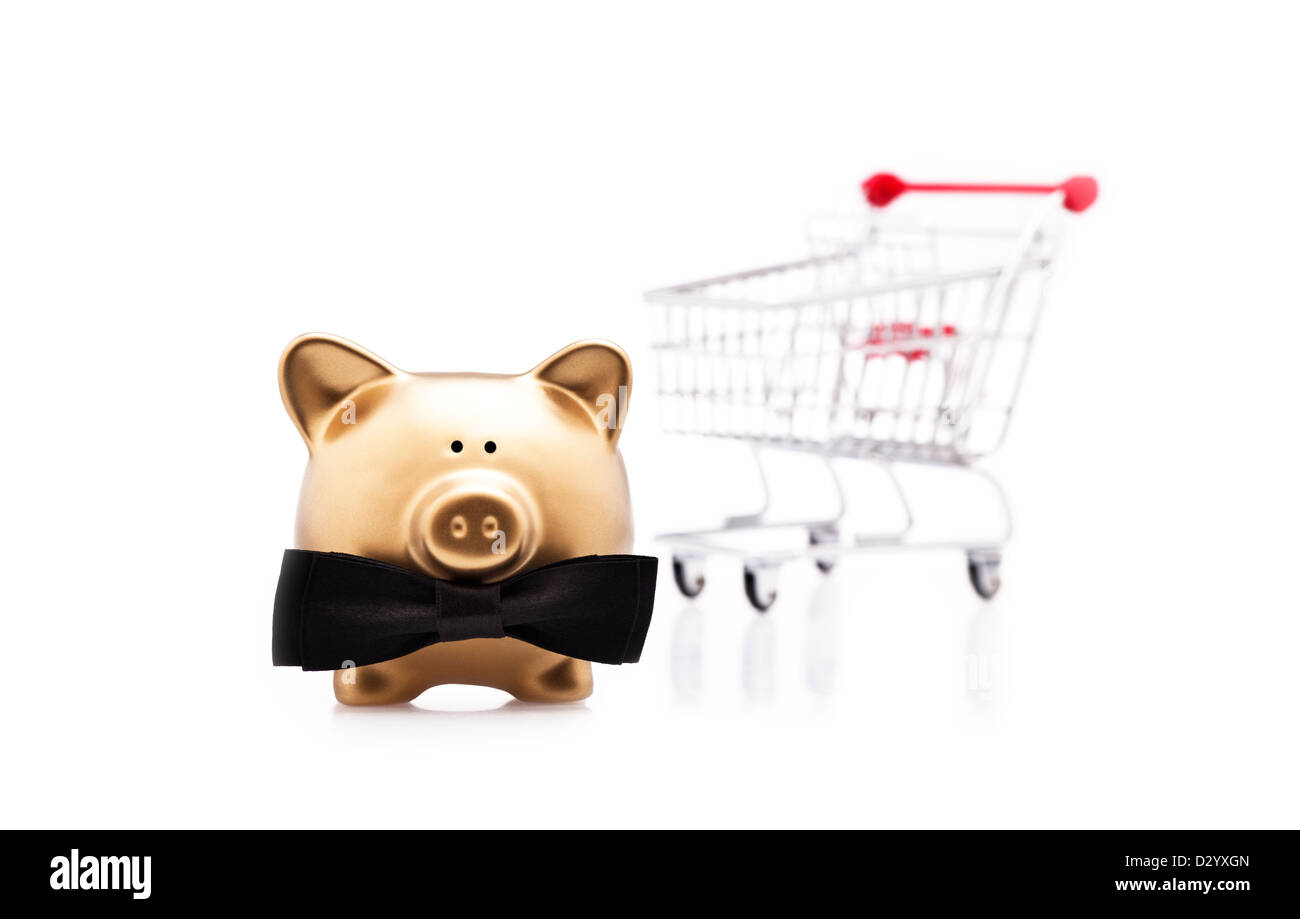 Shopping with a pig hi-res stock photography and images - Alamy