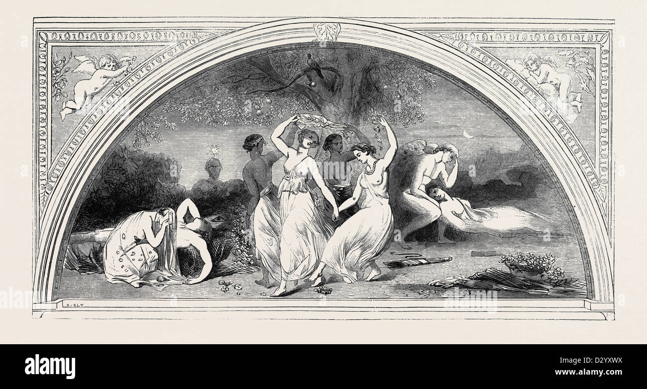 SCENE FROM "COMUS." FROM A PICTURE BY ETTY, IN THE ROYAL ACADEMY ...