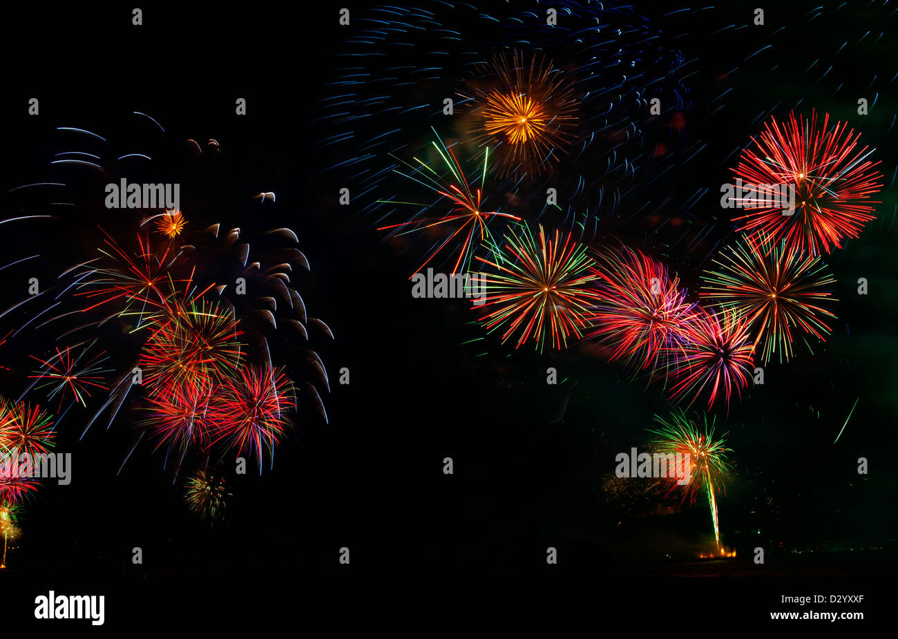 Fireworks artificial hi-res stock photography and images - Alamy