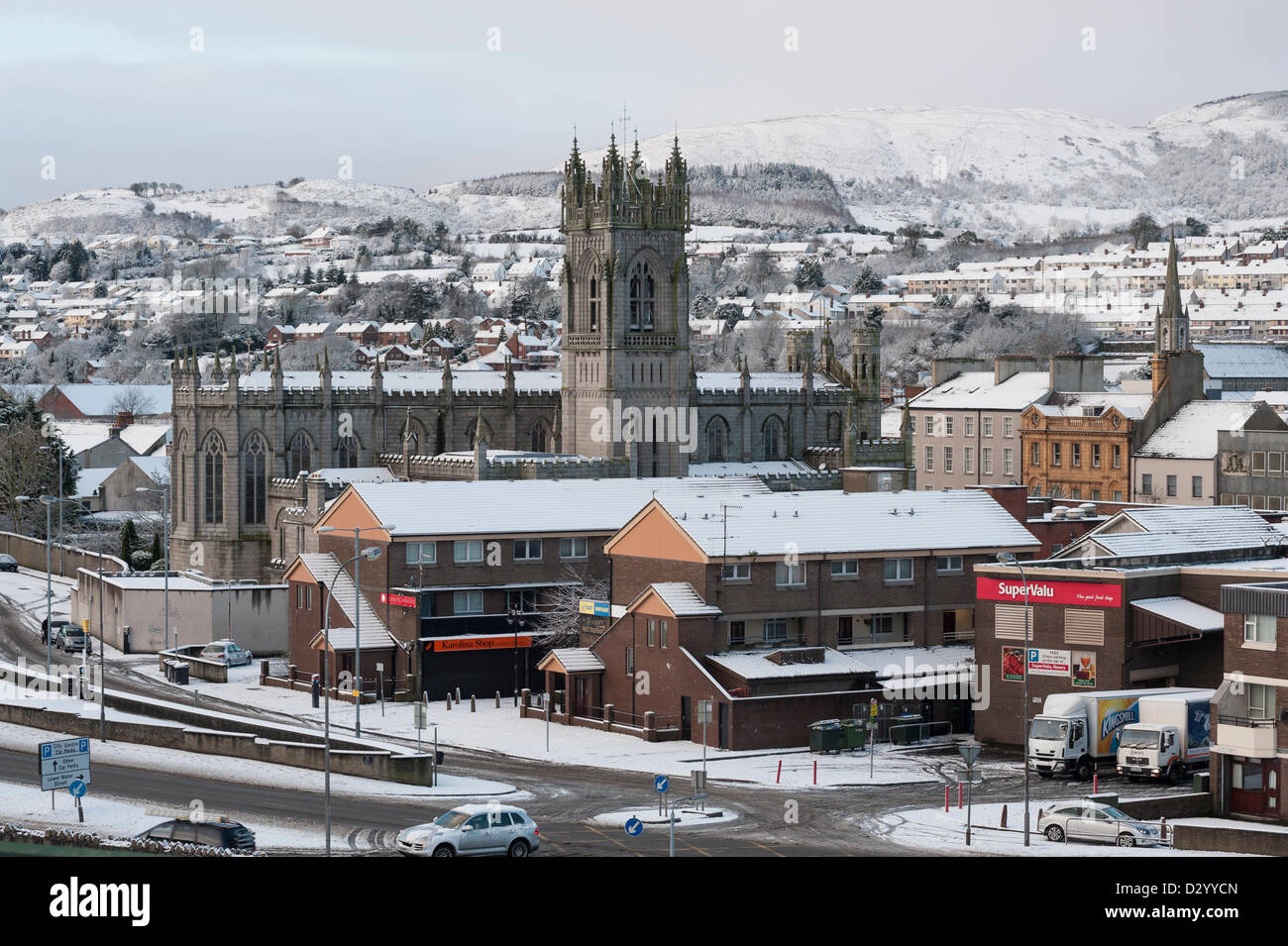 Newry, Northern Ireland, UK, 5th February 2013. Newry awakes to an ...