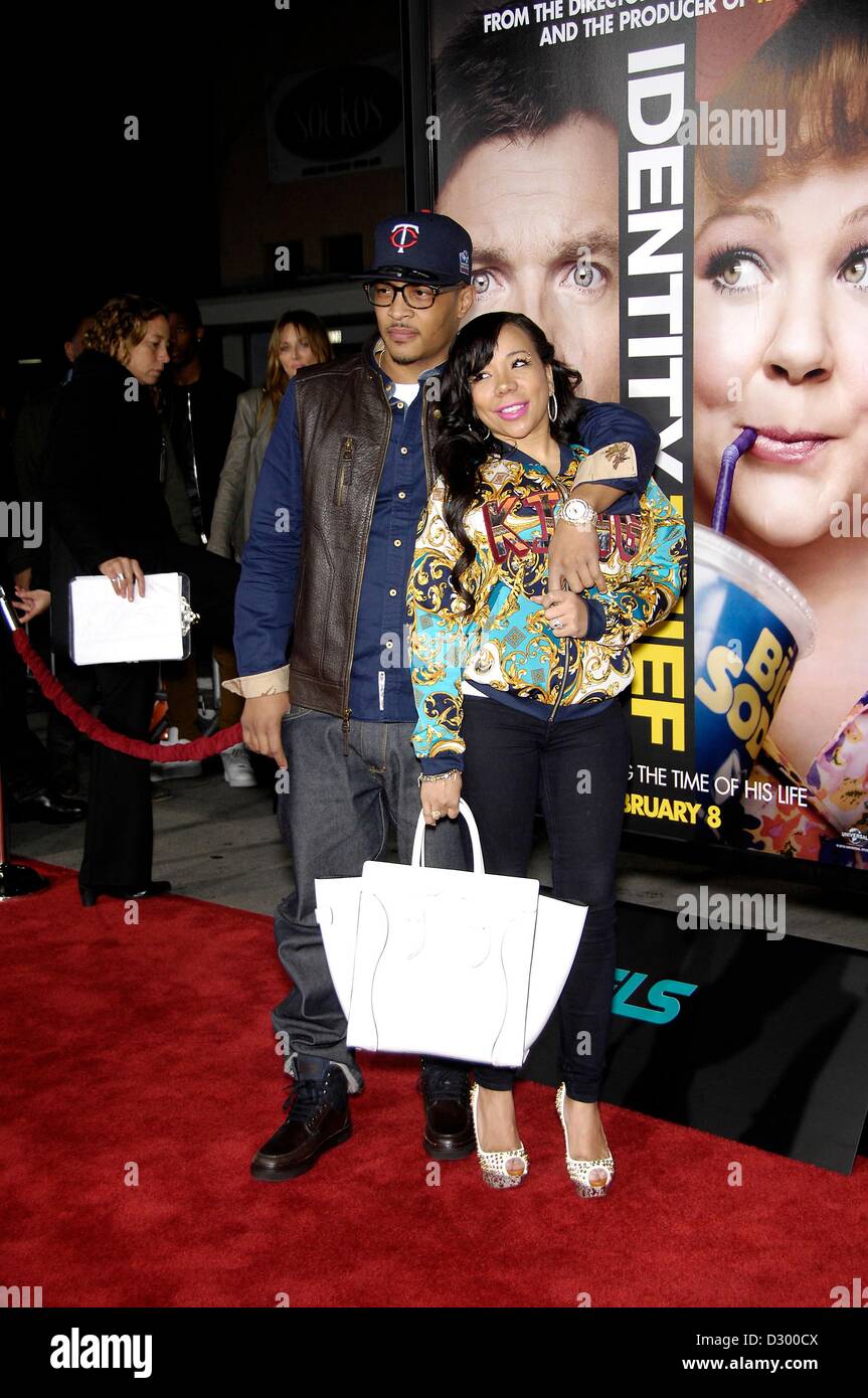 Tip T.I. Harris at arrivals for IDENTITY THIEF Premiere, Regency ...