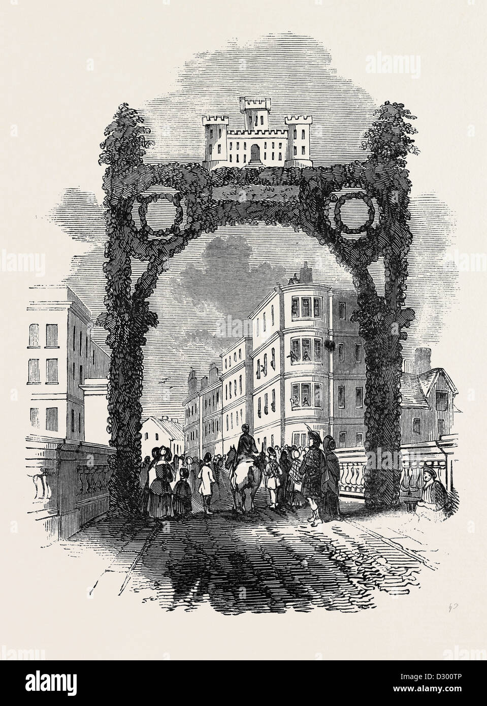 ARCH ON THE NEW BRIG OF AYR, BRIDGE, THE BURNS FESTIVAL Stock Photo - Alamy
