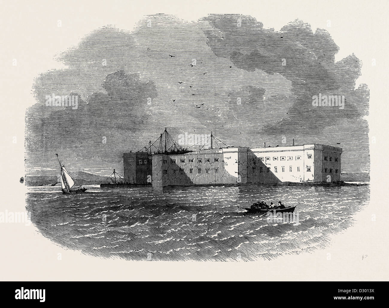 FORT MONTGOMERY AT ROWSE'S POINT LAKE CHAMPLAIN Stock Photo - Alamy