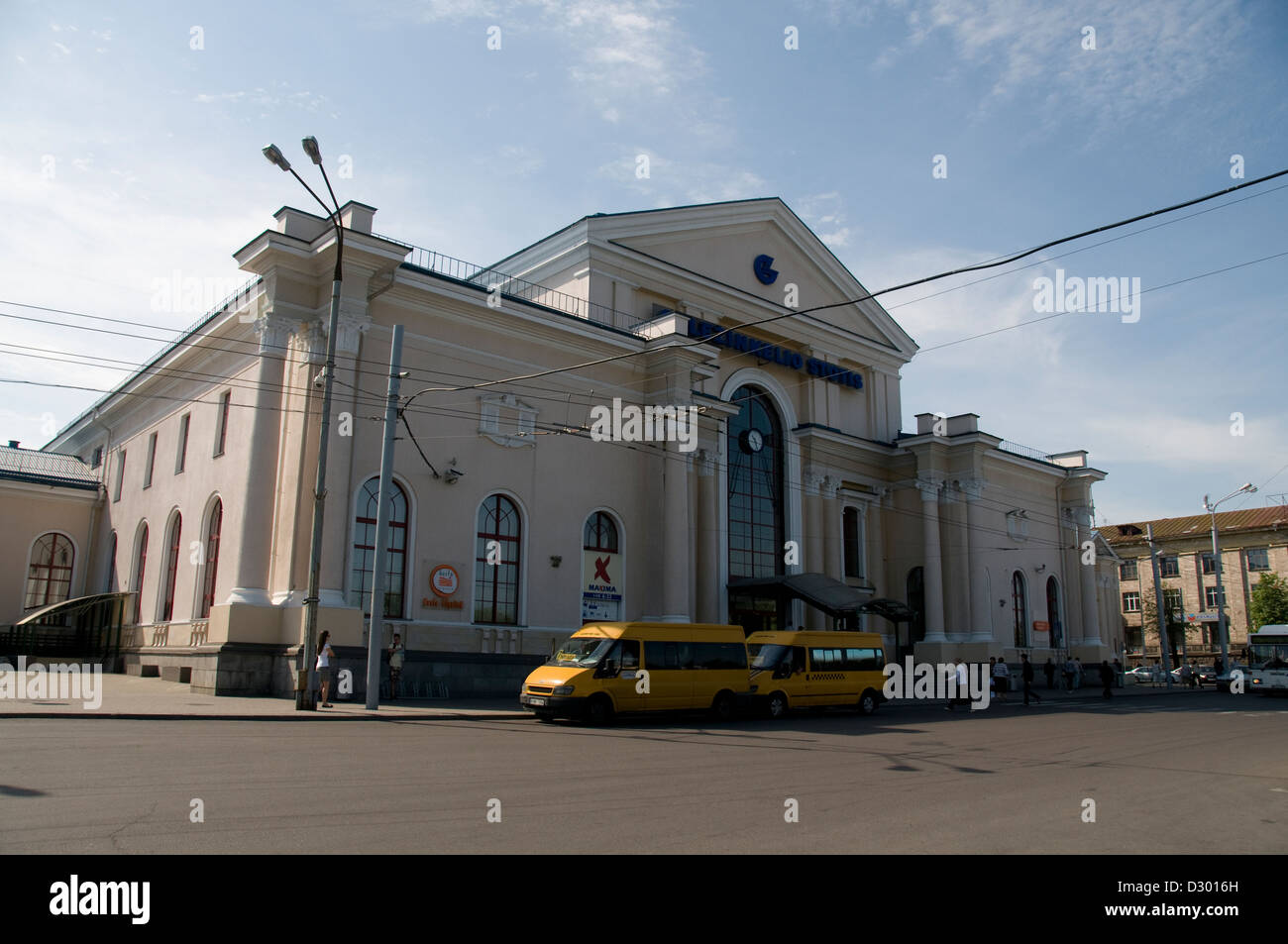Vilnius rail station in litrail.lt‎, Vilnius, Lithuania Stock Photo - Alamy