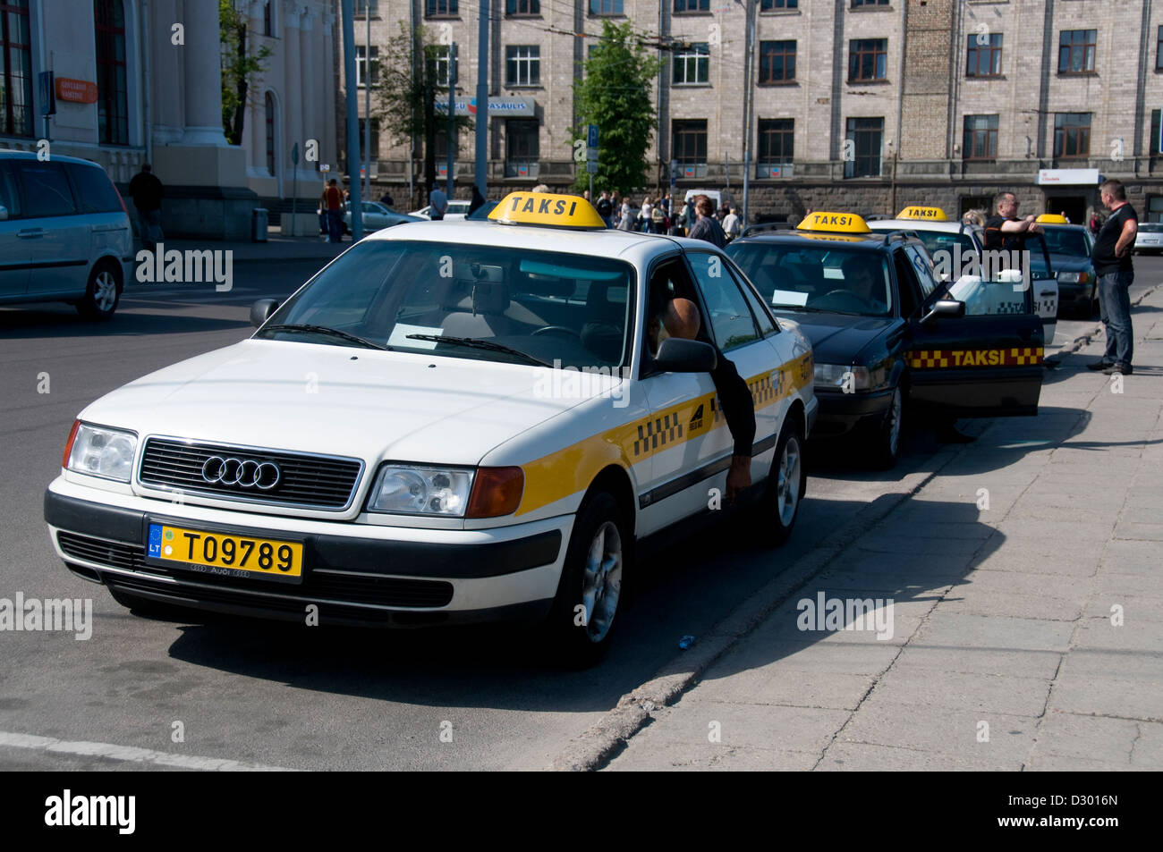Vilnius taxi rank hi-res stock photography and images - Alamy