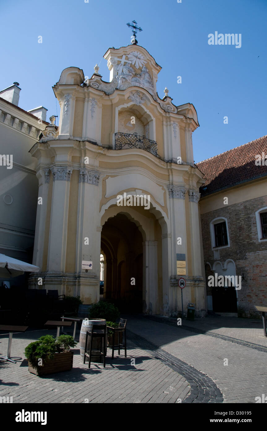 The Gothic Church of the Holy Trinity (AD 1514) on Ausros Vartu gatve ...