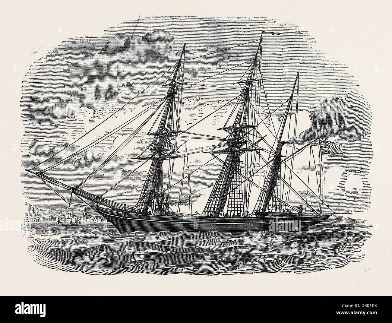 THE IRON STEAM SCREW COLLIER, "Q.E.D Stock Photo - Alamy