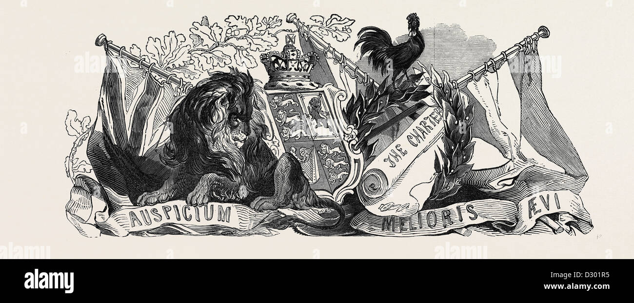 BRITAIN AND FRANCE SYMBOLISED Stock Photo - Alamy