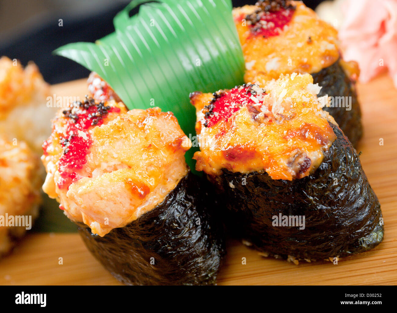 set of japanese sushi. traditional japanese food Stock Photo - Alamy