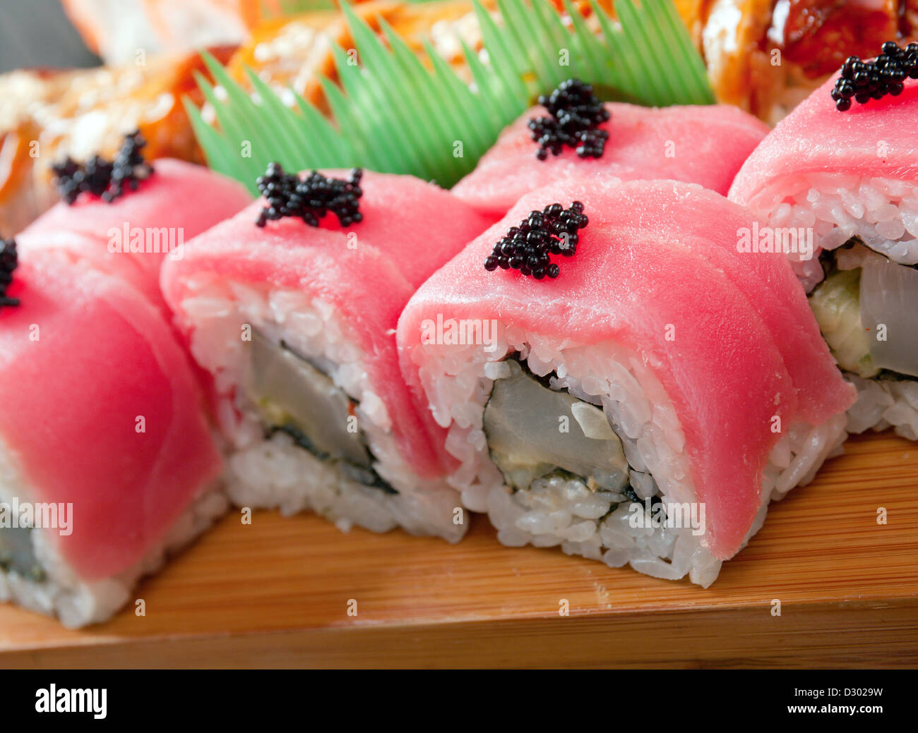 set of japanese sushi. traditional japanese food Stock Photo - Alamy