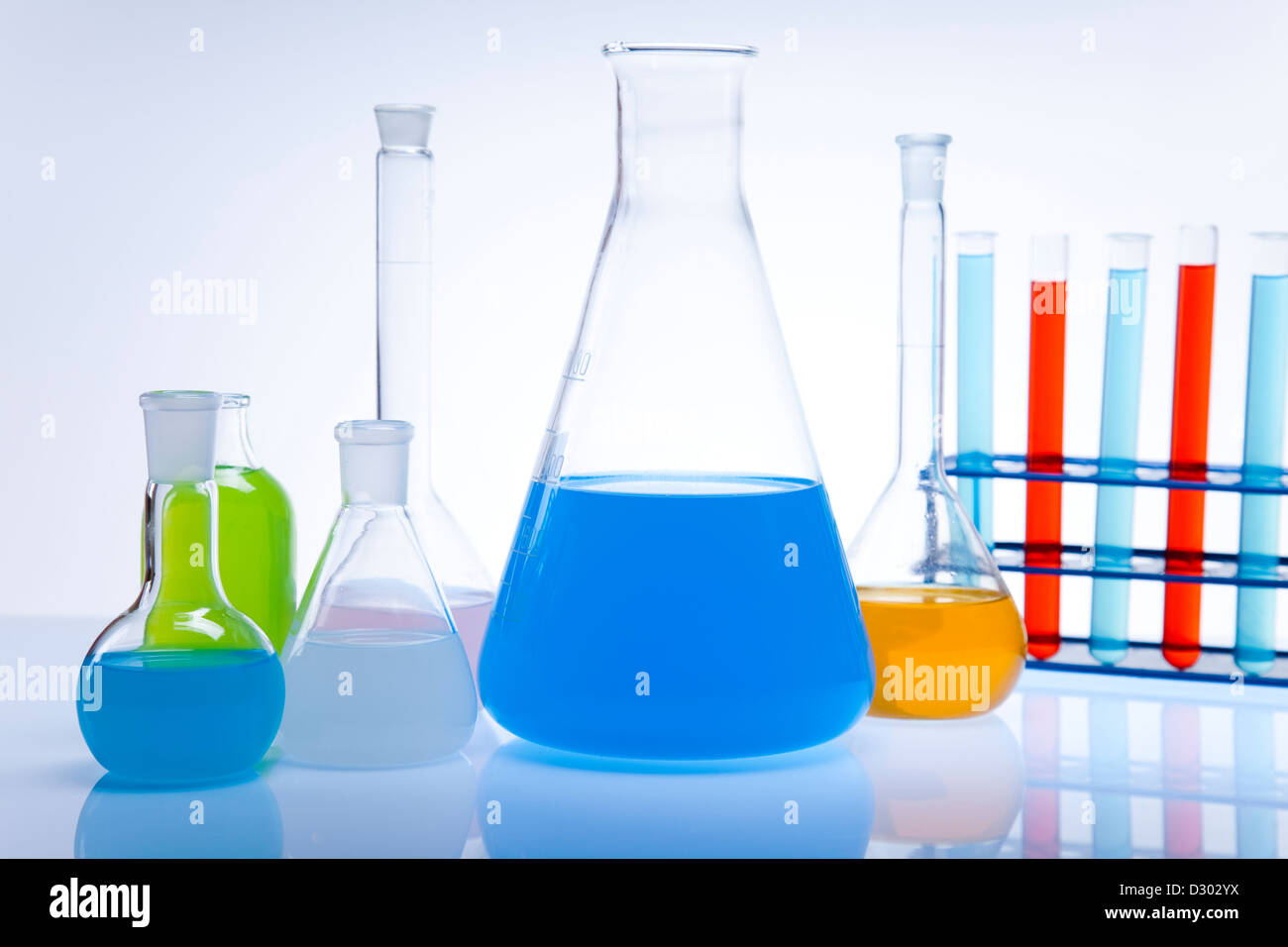 Laboratory flasks fluids different hi-res stock photography and images ...