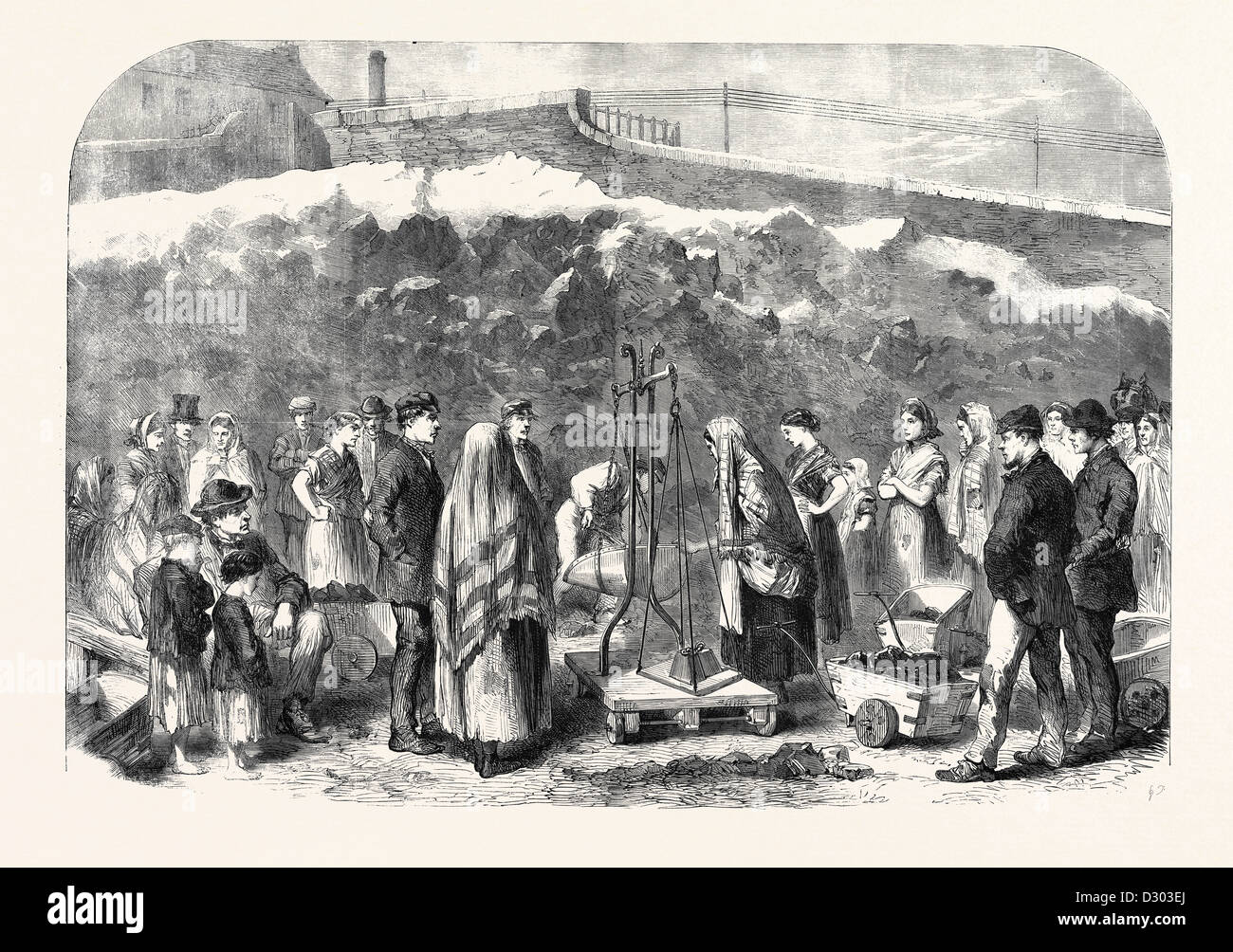 THE COTTON FAMINE: DISTRIBUTING COAL AT THE CASTLE FIELD OLD COAL-WHARF ...