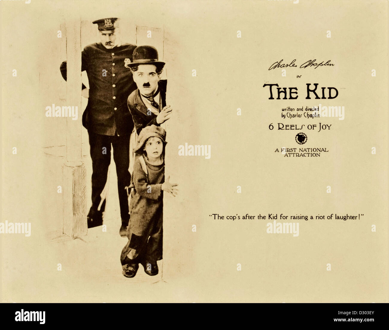 Charlie chaplin the kid hi-res stock photography and images - Alamy