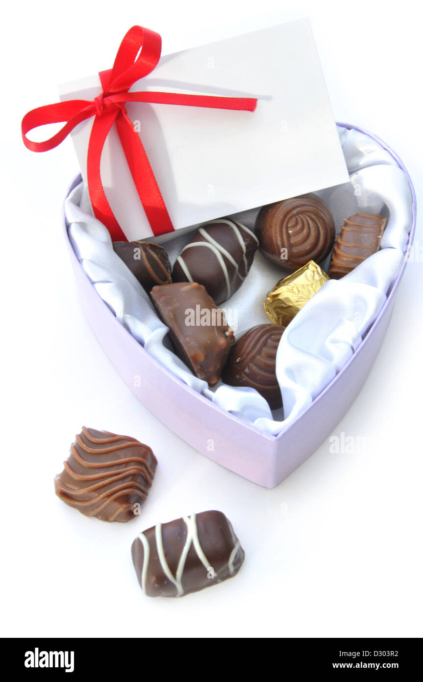 Valentines day chocolates Stock Photo - Alamy