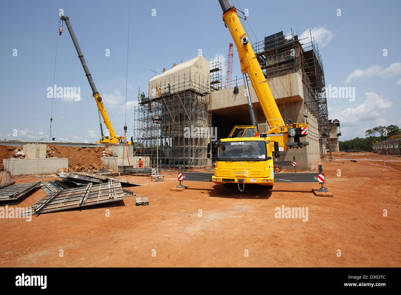 Construction on FQML First Quantum Minerals long lead mills and mill ...