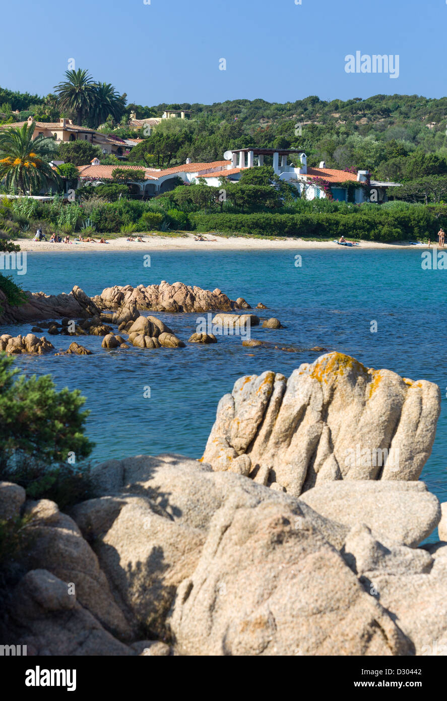 Italy, Sardinia, Porto Cervo,view of Cala Granu Stock Photo - Alamy