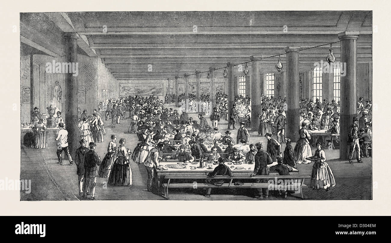 THE COTTON FAMINE: WORKING MEN'S DINING HALL GAYTHORN COOKING DEPOT ...