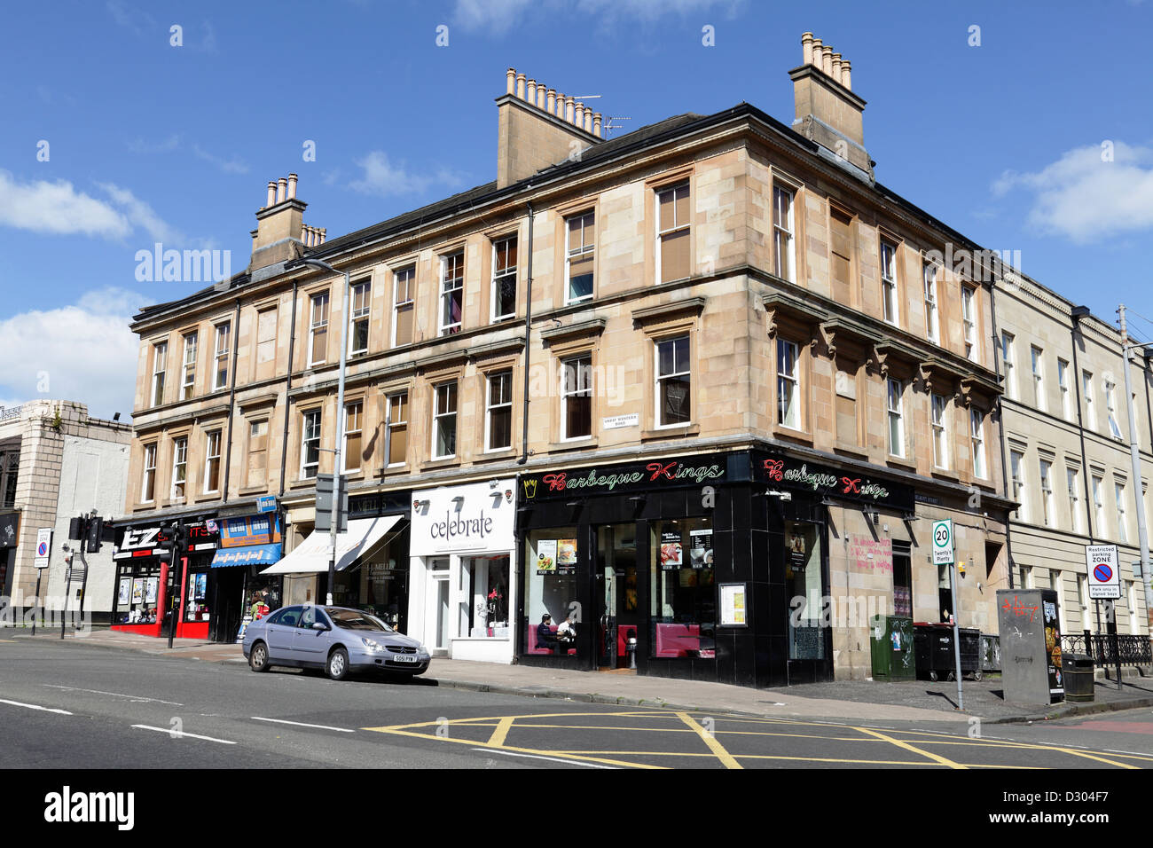 Glasgow west end tenements hi-res stock photography and images - Alamy