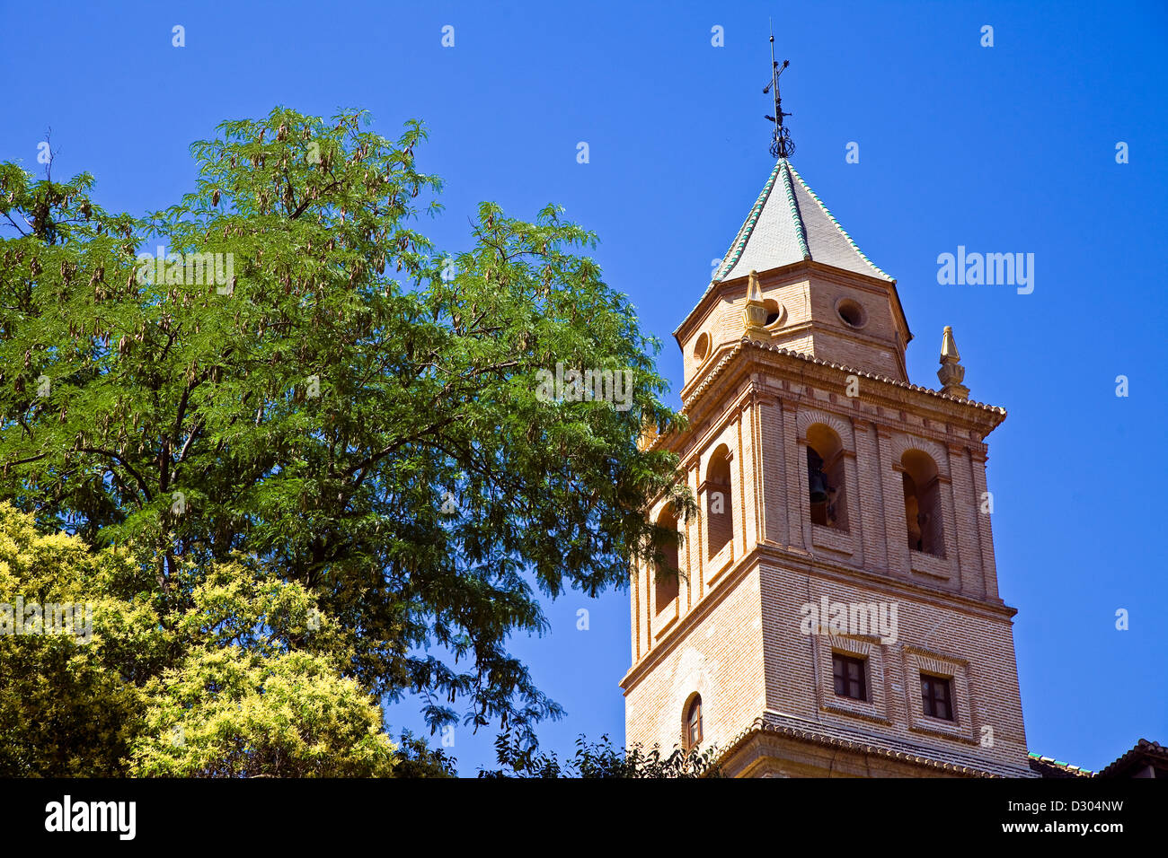 The Church of Santa Maria de la Alhambra in the Alhambra, Granada ...