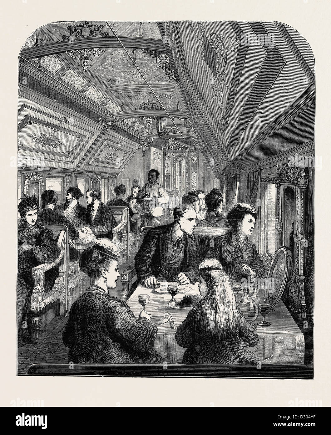 Railway Dining Car Stock Photos & Railway Dining Car Stock Images - Alamy