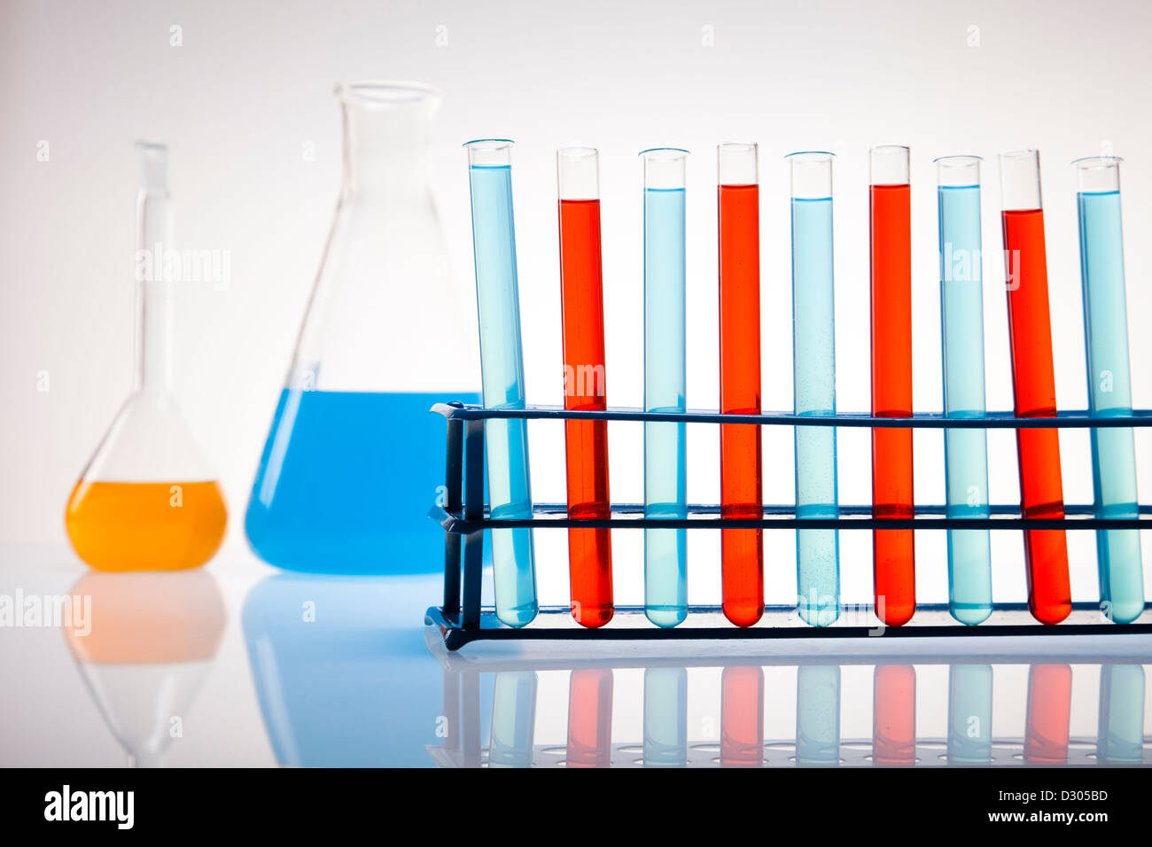 Biochemistry Laboratory and glass Stock Photo - Alamy