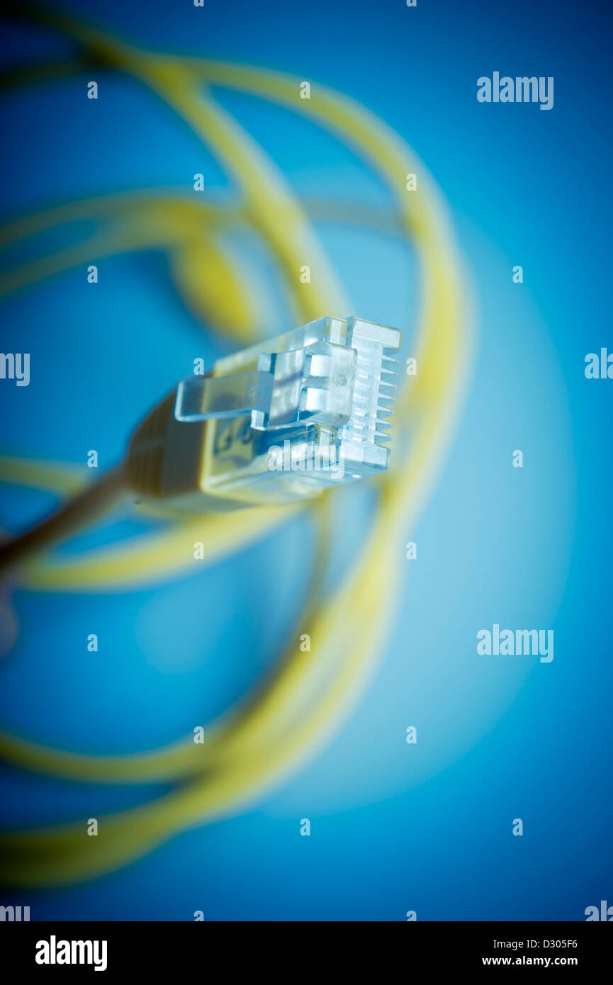 Ethernet network cable Stock Photo - Alamy