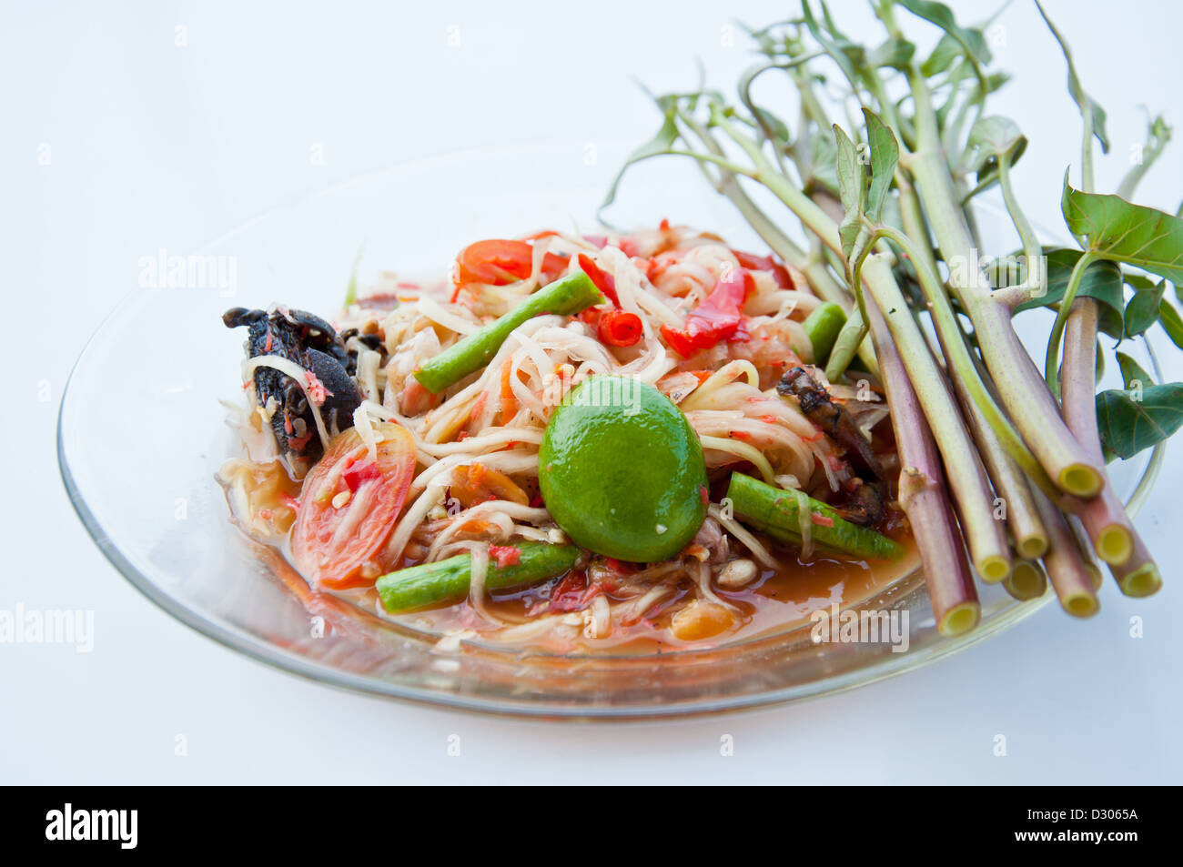Thai food call SOMTAM Stock Photo - Alamy