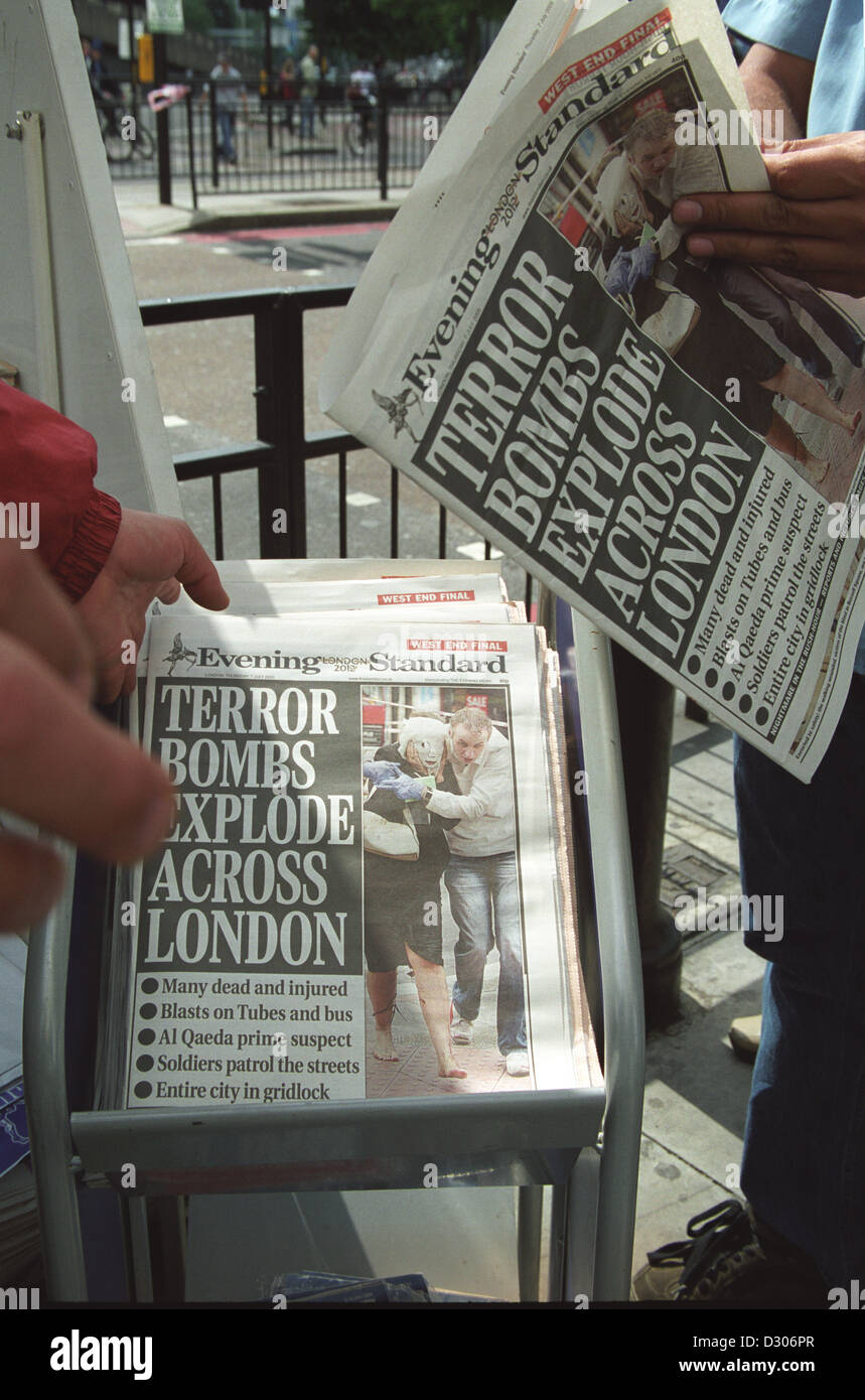 The 7 July 2005 London bombings, UK Stock Photo - Alamy